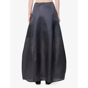 RUOHAN Cocoon Silk Maxi Skirt