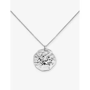 Monica Vinader Sagittarius Zodiac Sterling Pendant Necklace - Silver