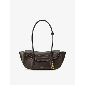 Polo Ralph Lauren Blaze Small Leather Shoulder Bag - Ash