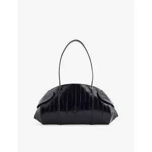 NEOUS Berenices East West Leather Shoulder Bag - Black