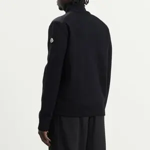 Moncler Down Knit Zip-up Jacket
