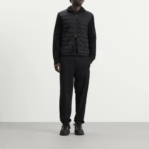 Moncler Down Knit Zip-up Jacket