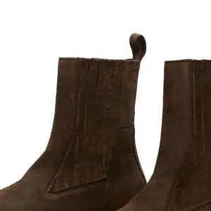 Rick Owens Bogun Suede Ankle Boot