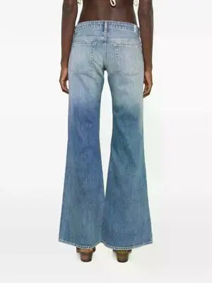 7 For All Mankind Low-rise Flared Jeans