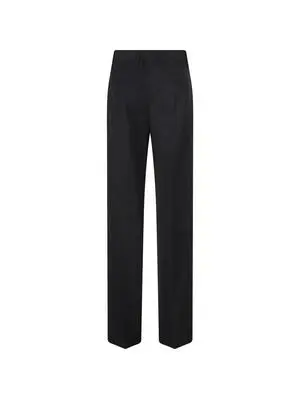 DONDUP Pleated Logo-charm Trousers