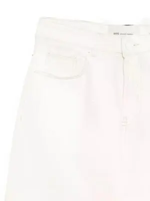 AMI Paris Logo-patch Straight-leg Jeans