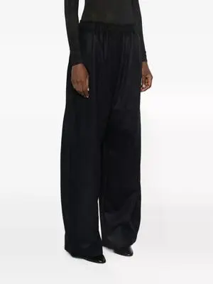 THELATEST Elasticated-waistband Wide-leg Trousers