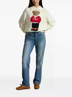 Polo Ralph Lauren Polo Bear Linen-cotton Sweater