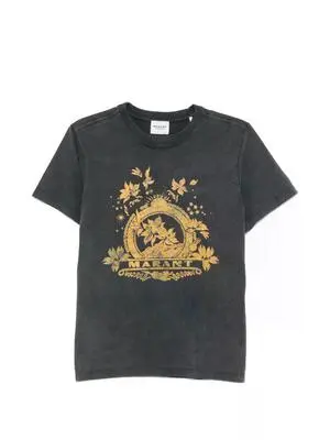 MARANT ETOILE Graphic-print T-shirt - Grey