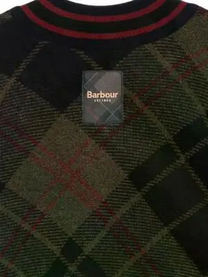 Barbour Argyle Knit V-neck Sweater