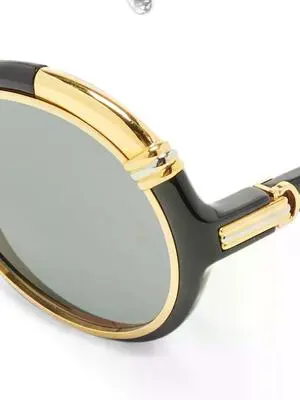 Cartier 1991 Diabolo Round Sunglasses