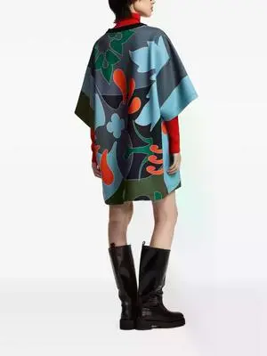 Essentiel Antwerp Floral-print Mini T-shirt Dress - Grey