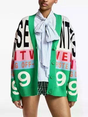 Essentiel Antwerp Kreezer Numeric-motif Cardigan