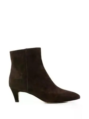 TWINSET Pointed-toe Kitten-heel Ankle Boots - Brown