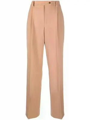 Alberta Ferretti High-waisted Straight-leg Trousers