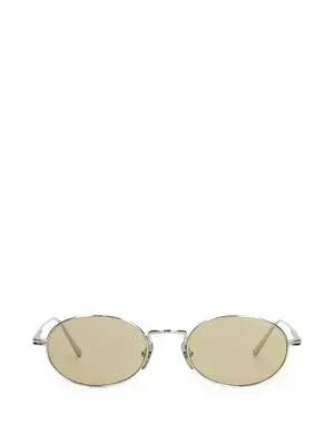 Chimi Oval-frame Sunglasses - Silver