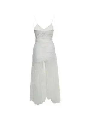 424 Adela Draped Lace Midi Dress