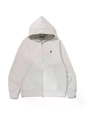 A BATHING APE One Point Full-zip Hoodie - Grey