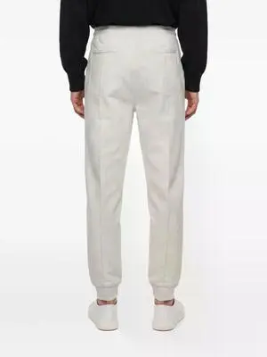 Brunello Cucinelli Techno Cotton French Terry Double Cloth Trousers - Neutrals