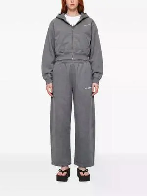 Alexander Wang Mid-rise Relaxed Logo Print Sweatpants
