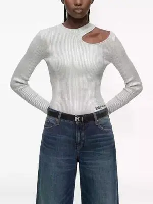 Karl Lagerfeld Coated Knit Sweater