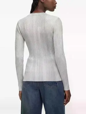 Karl Lagerfeld Coated Knit Sweater