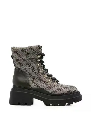 Guess Vaney Combat Boots - Neutrals