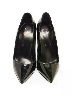 CHRISTIAN LOUBOUTIN Lipchick Patent Pointed-toe Pumps With Sculptural Heel