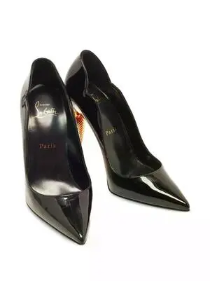 CHRISTIAN LOUBOUTIN Lipchick Patent Pointed-toe Pumps With Sculptural Heel