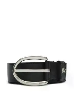 Burberry Oval-buckle Belt - Black