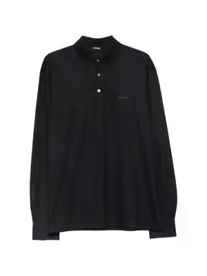 Zegna Long-sleeve Polo Shirt - Blue