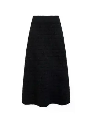 Karl Lagerfeld Faux-pearl Embellished Knitted Skirt