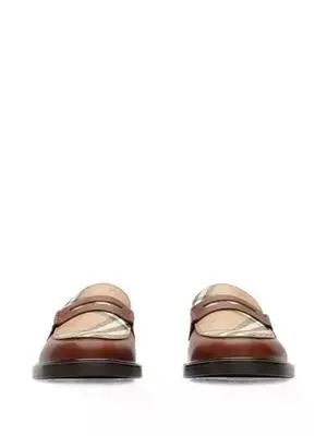 Burberry Leather Pembroke Loafers
