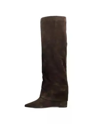 THE SELLER Foldover Wedge Boots