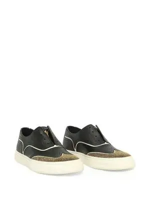GIUSEPPE ZANOTTI Crystal-embellished Sneakers - Black