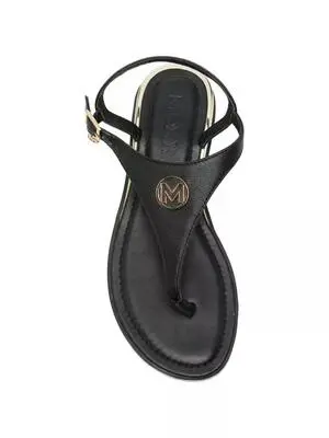 MEXX Logo-plaque Buckle-fastening Sandals - Black