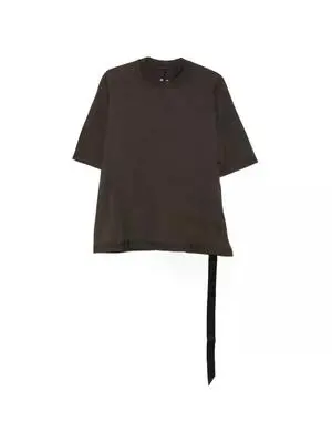 Rick Owens Exposed-seam T-shirt - Brown