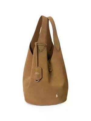 Polo Ralph Lauren Polo Play Suede Small Tote Bag