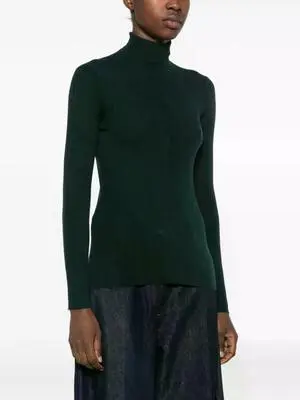 Maje Ribbed-knit Roll-neck Sweater
