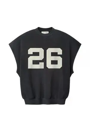 Fear Of God Relaxed Fleece Cutoff Sweatshirt - Grey