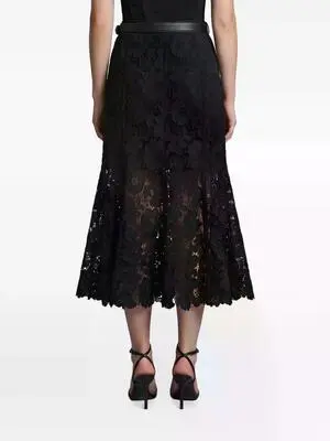 SELF-PORTRAIT Lace Midi Skirt
