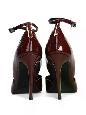 CHANTAL Buckled Patent-finish Pumps