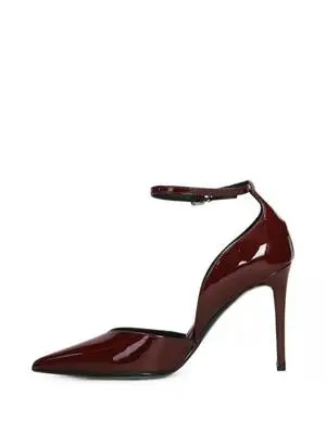 CHANTAL Buckled Patent-finish Pumps