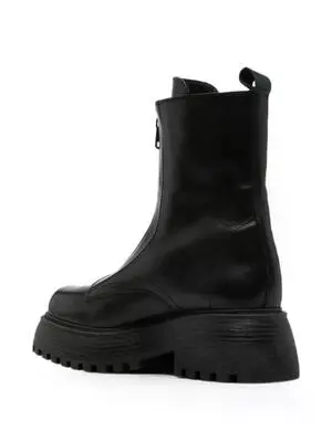 SERGIO MORETTI FIRENZE Zip-front Chunky-sole Boots