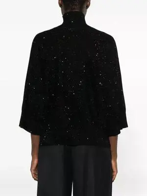 Fabiana Filippi Sequin-embellished Roll-neck Sweater
