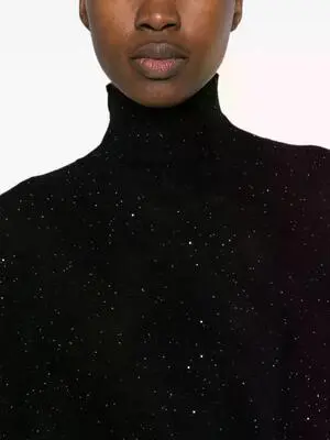 Fabiana Filippi Sequin-embellished Roll-neck Sweater