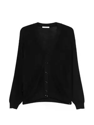 LEMAIRE Wrap-style Cardigan - Black