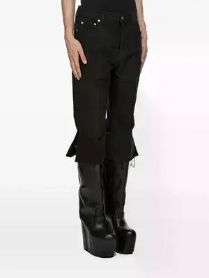 Rick Owens Raw-cut Cropped Trousers
