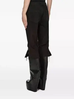 Rick Owens Raw-cut Cropped Trousers