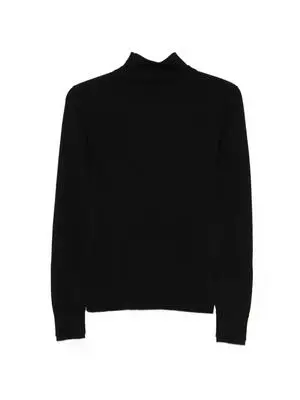 Seventy High-neck Wool Sweater - Black